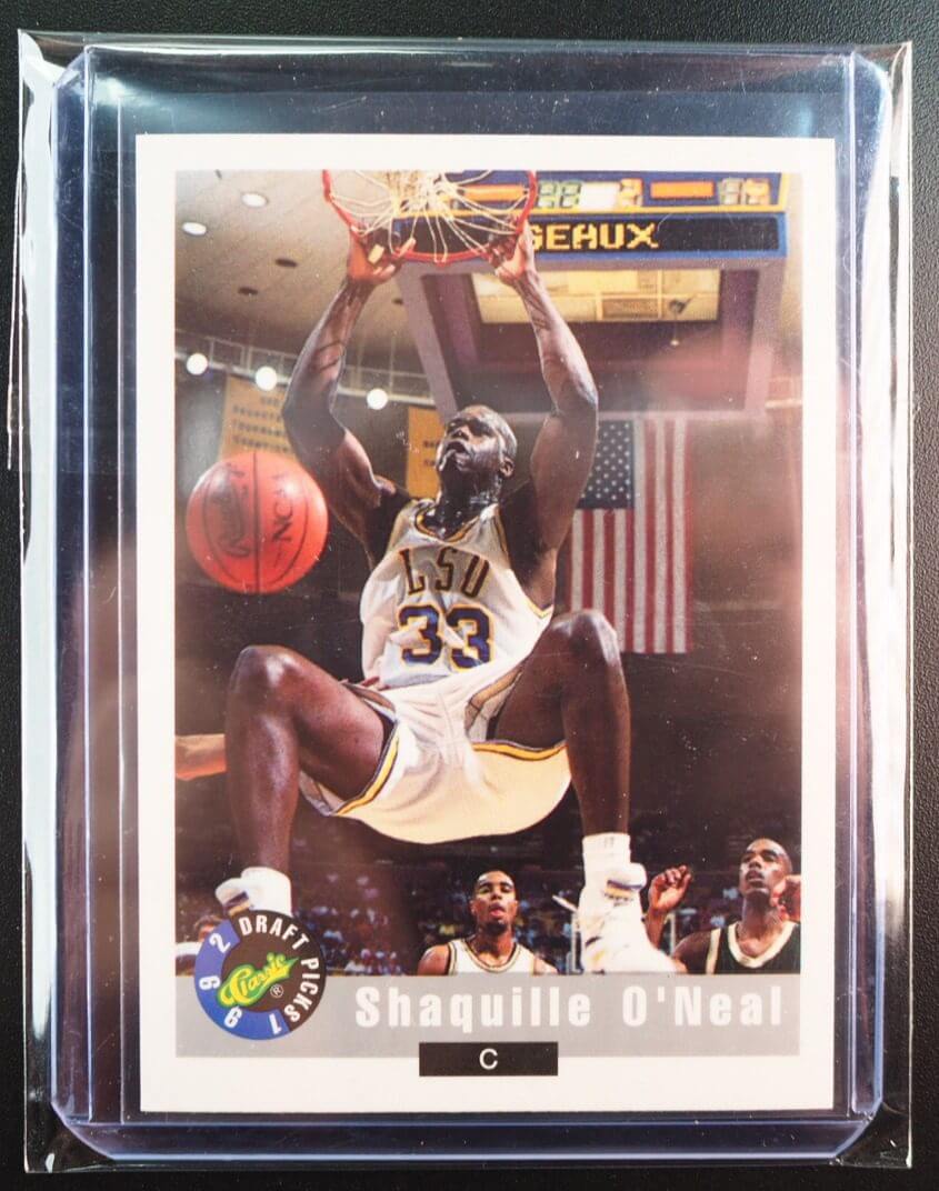 1992 Classic DRAFT PICKS SHAQUILLE O'NEAL ROOKIE RC #1, Shaq RC ...