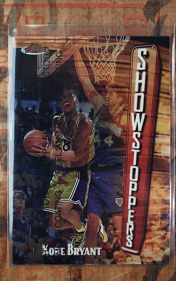 1997-98 Kobe Bryant Topps Finest Showstoppers Insert W/Coating #262 HOF ...